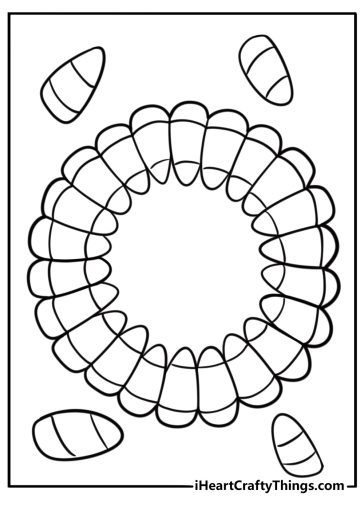 15 Free Candy Corn Coloring Pages For Kids