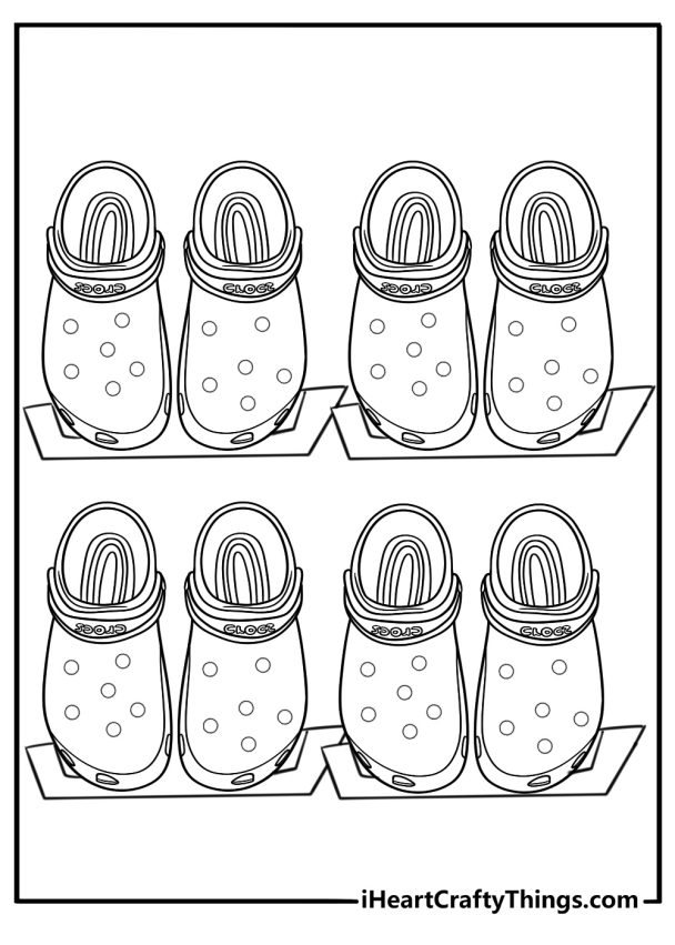25 Free Crocs Coloring Pages For Kids