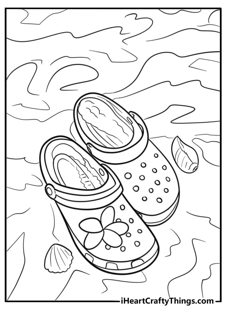 25 Free Crocs Coloring Pages For Kids