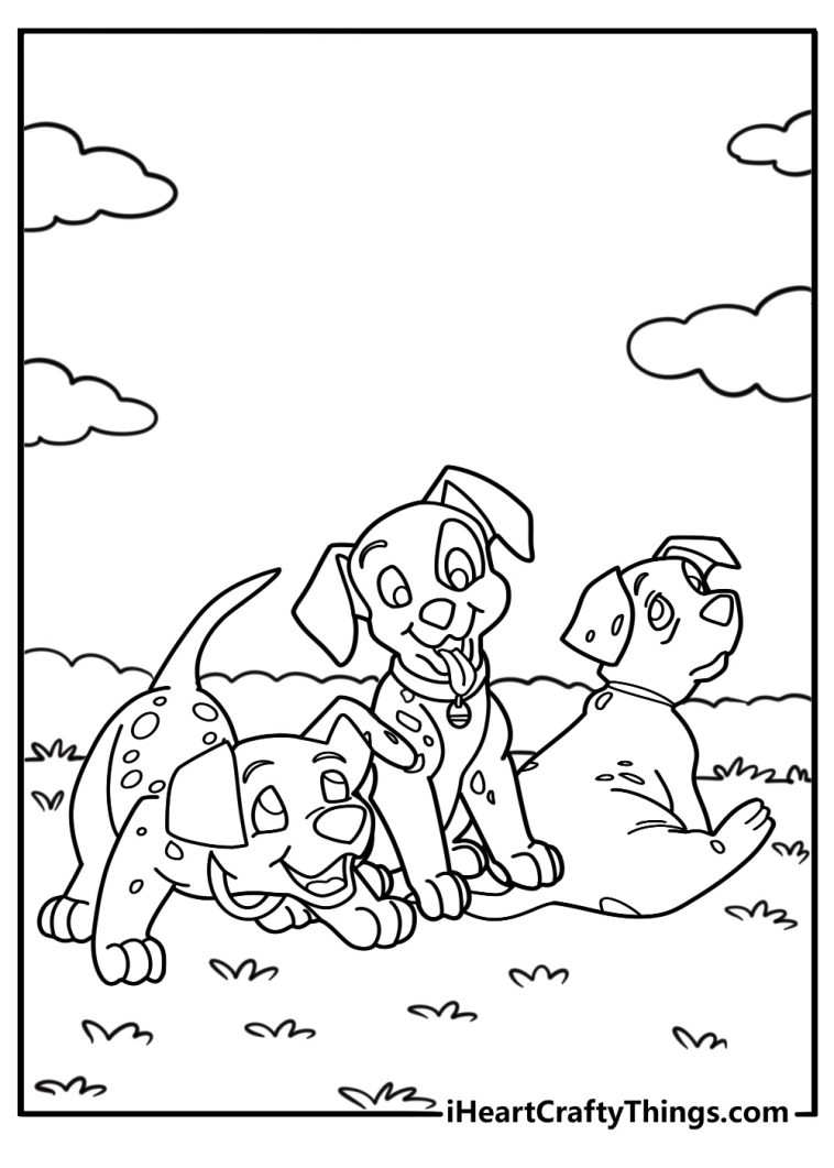 30 Free 101 Dalmatians Coloring Pages For Kids