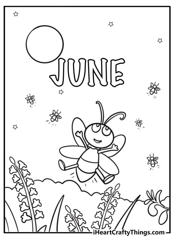 June Coloring Pages: 15 Free Printables For Kids