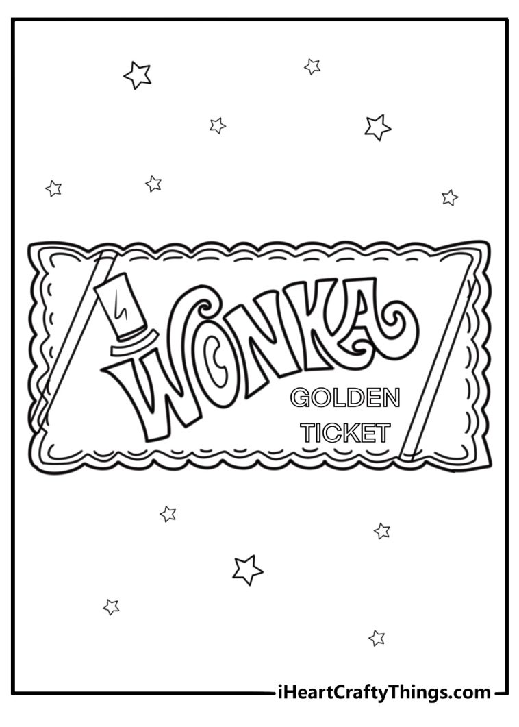 20 Free Willy Wonka Coloring Pages For Kids