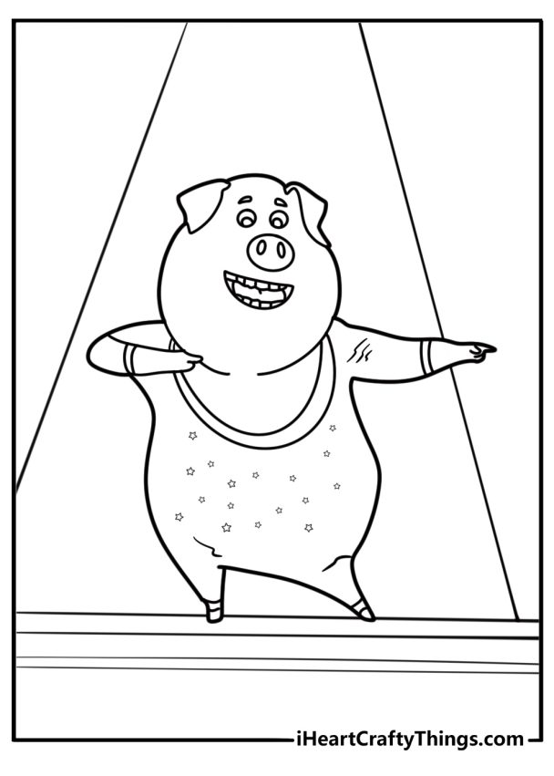 25 Free Sing Coloring Pages For Kids
