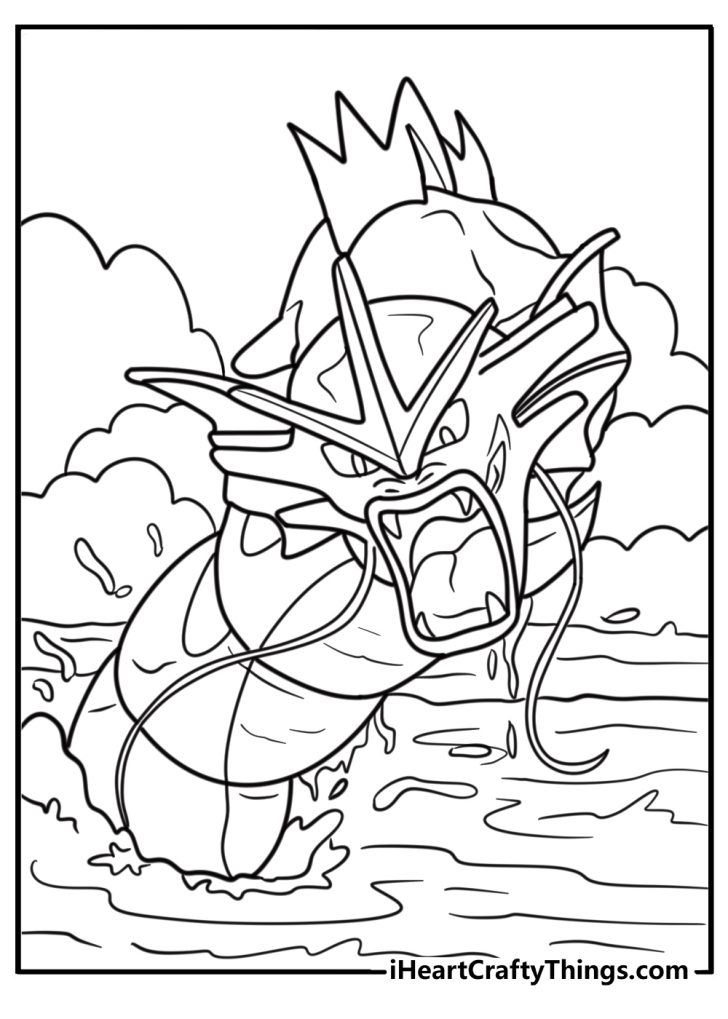 25 Free Gyarados Coloring Pages For Kids