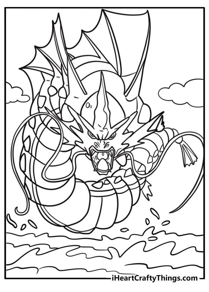 25 Free Gyarados Coloring Pages For Kids