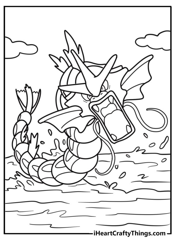 25 Free Gyarados Coloring Pages For Kids