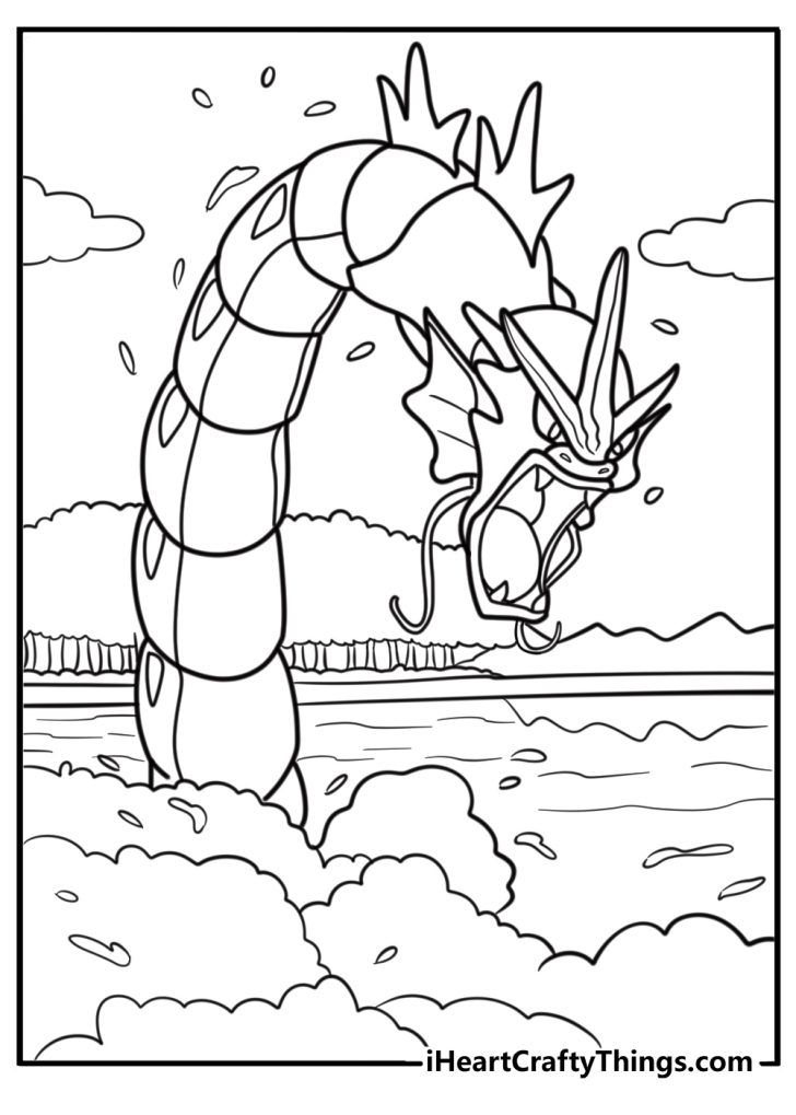 25 Free Gyarados Coloring Pages For Kids