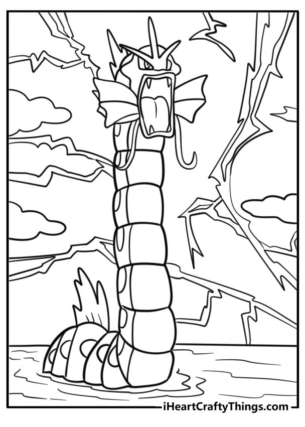 25 Free Gyarados Coloring Pages For Kids