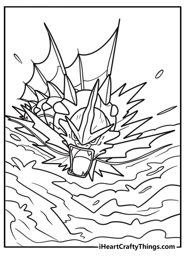 25 Free Gyarados Coloring Pages For Kids