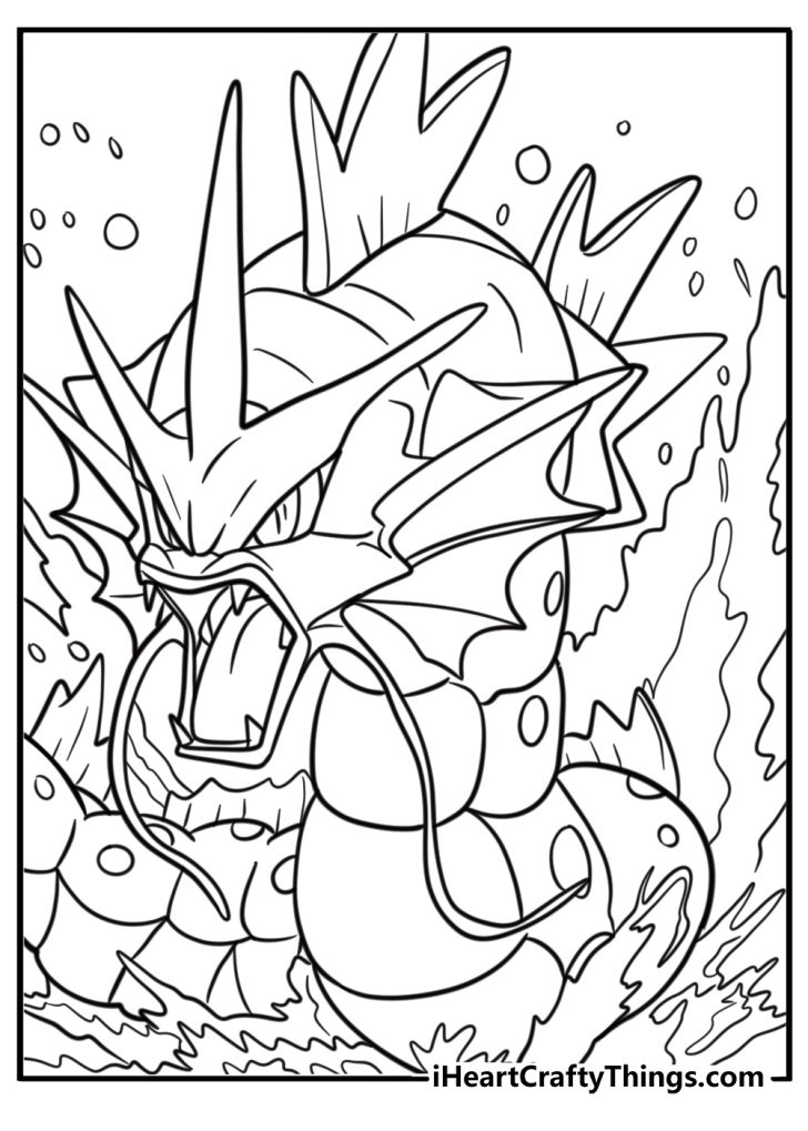 25 Free Gyarados Coloring Pages For Kids