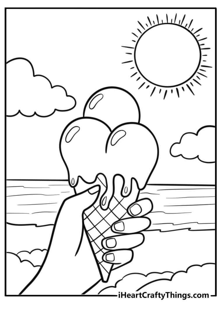 July Coloring Pages: 17 Free Printable PDFs For Kids