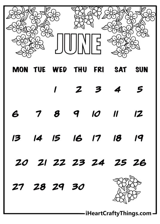 June Coloring Pages: 15 Free Printables For Kids
