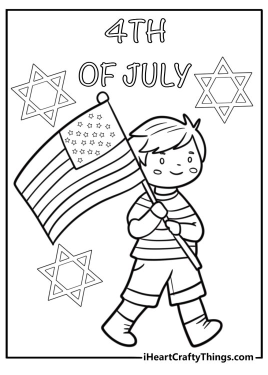 July Coloring Pages: 17 Free Printable PDFs For Kids