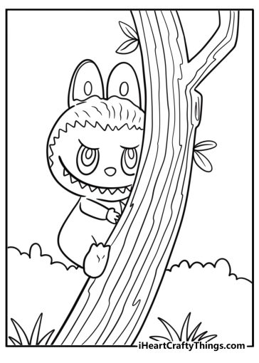 25 Free Labubu Coloring Pages For Kids