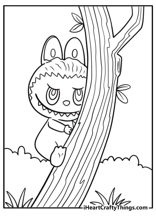 25 Free Labubu Coloring Pages For Kids