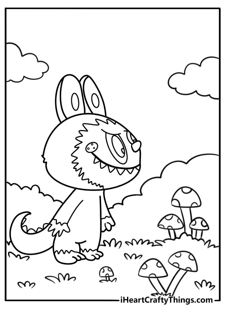 25 Free Labubu Coloring Pages For Kids