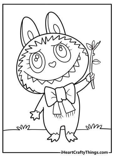 25 Free Labubu Coloring Pages For Kids
