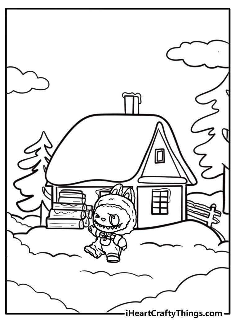 25 Free Labubu Coloring Pages For Kids