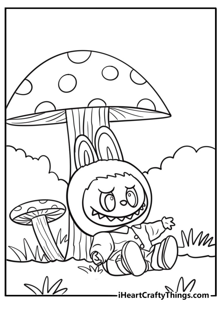 25 Free Labubu Coloring Pages For Kids