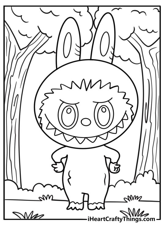 55 Free Labubu Coloring Pages (Easy Printable PDF Sheets)