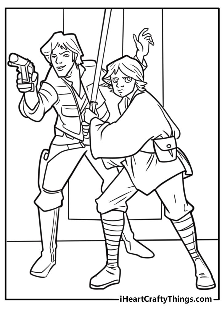 25 Free Luke Skywalker Coloring Pages For Kids