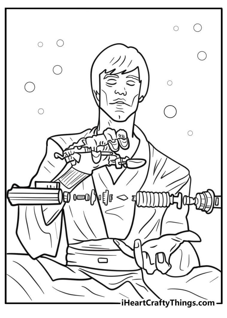 25 Free Luke Skywalker Coloring Pages For Kids