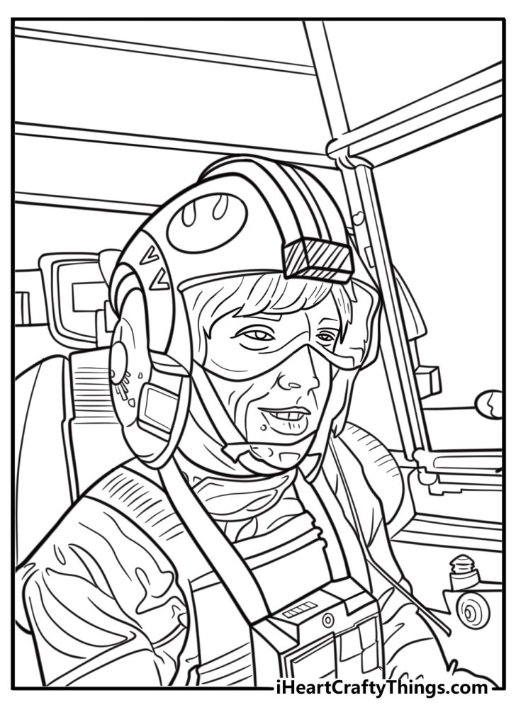 25 Free Luke Skywalker Coloring Pages For Kids