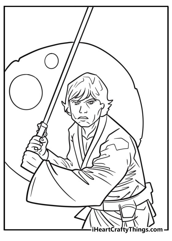 25 Free Luke Skywalker Coloring Pages For Kids