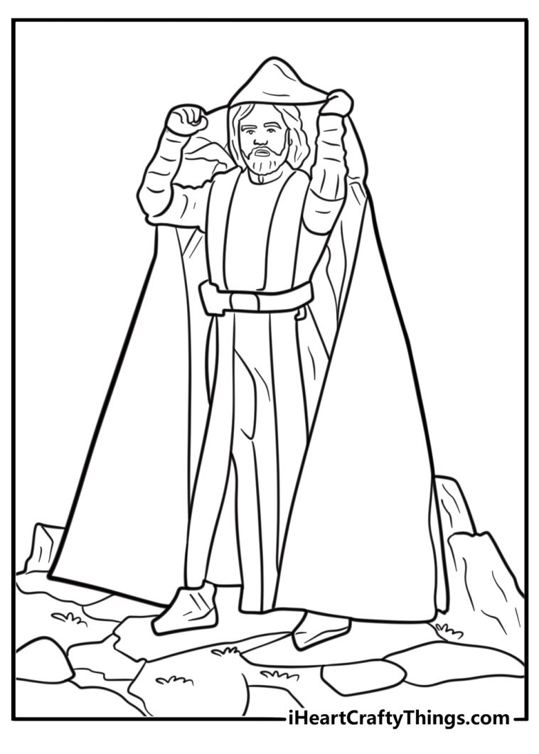 25 Free Luke Skywalker Coloring Pages For Kids