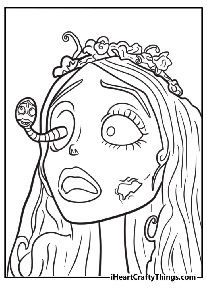 25 Free Corpse Bride Coloring Pages For Kids
