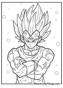25 Free Vegeta Coloring Pages For Kids