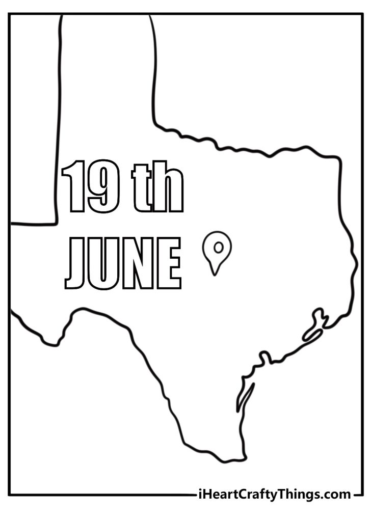 Juneteenth Coloring Pages: 25 Free Printable PDF Sheets - I Heart ...