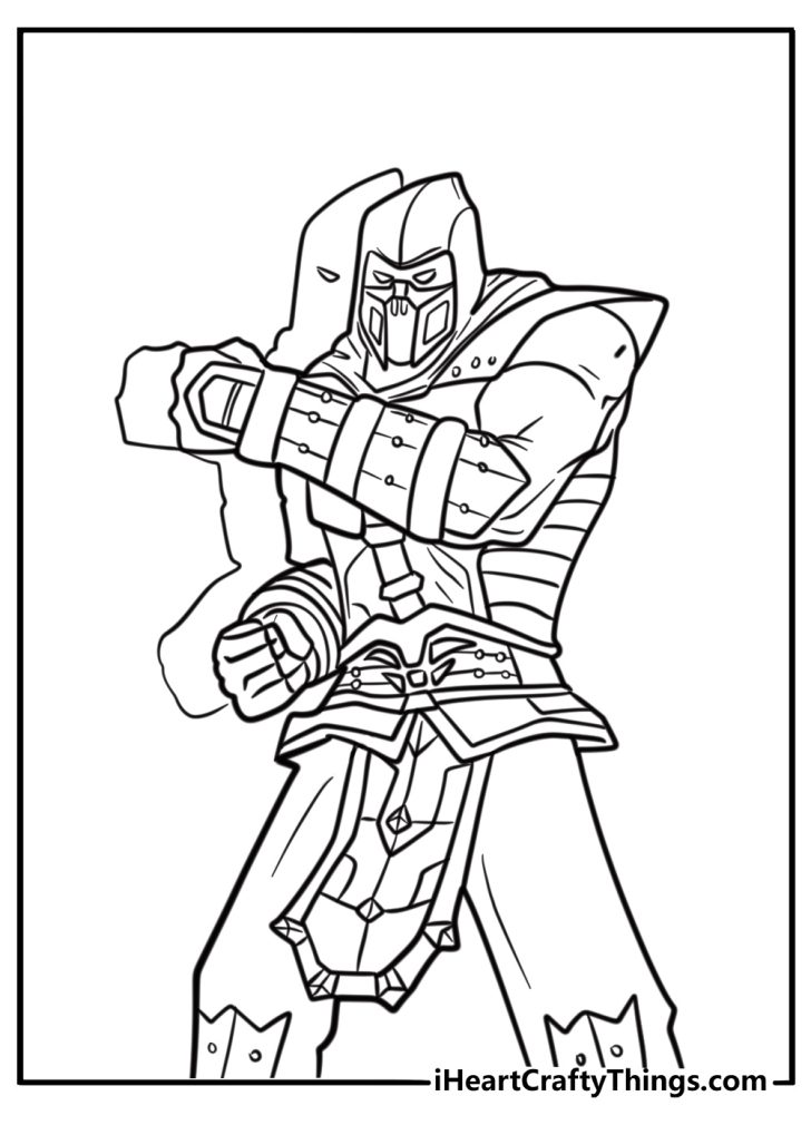 25 Free Mortal Coloring Pages For Kids