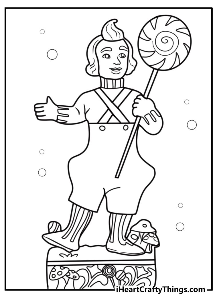 20 Free Willy Wonka Coloring Pages For Kids