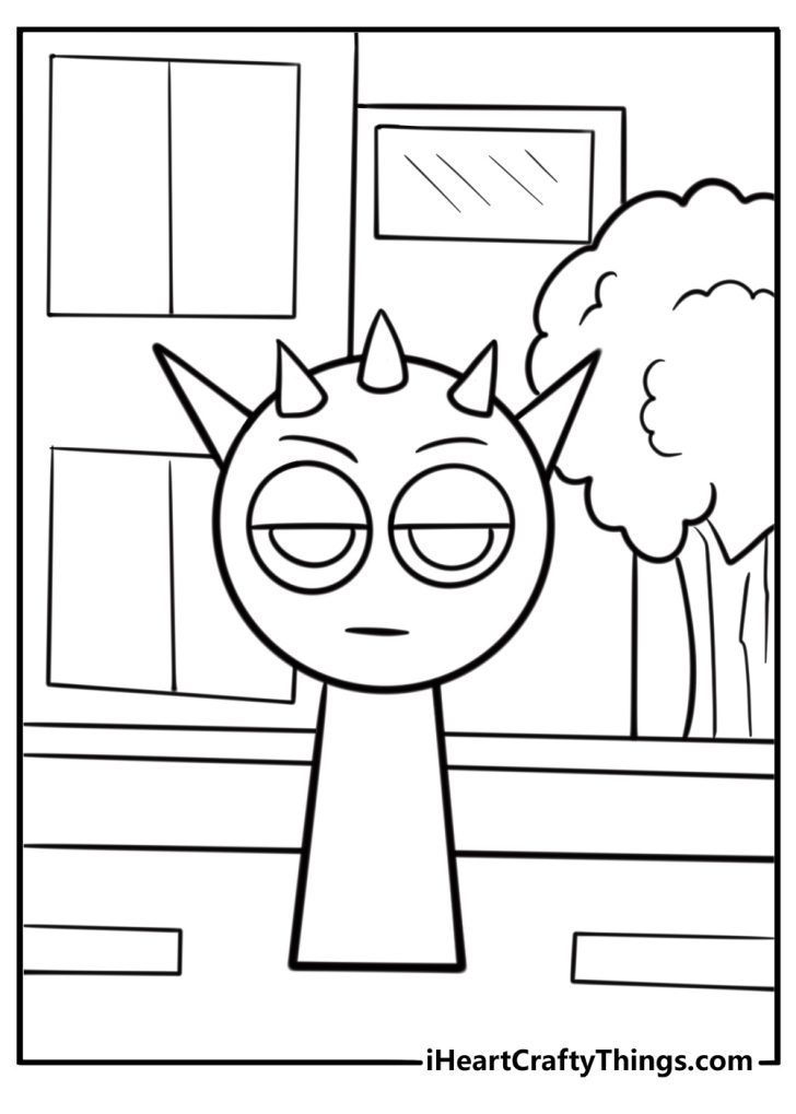 20 Free Sprunki Coloring Pages For Kids