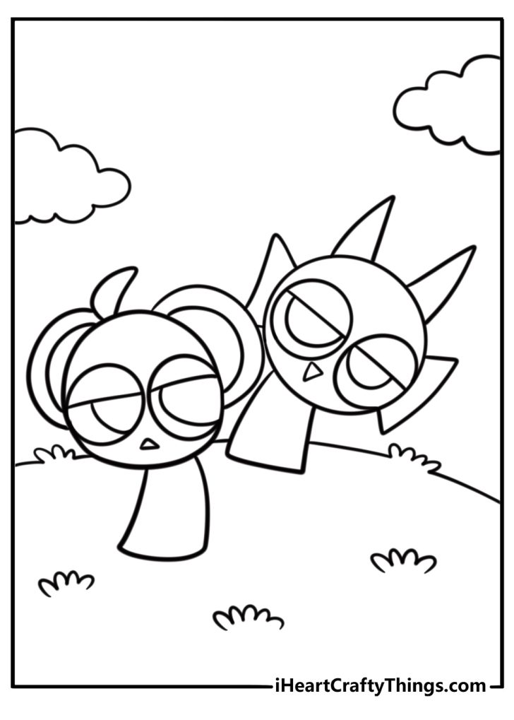 20 Free Sprunki Coloring Pages For Kids