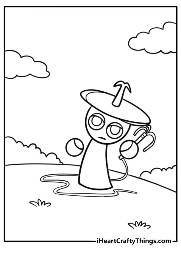 20 Free Sprunki Coloring Pages For Kids