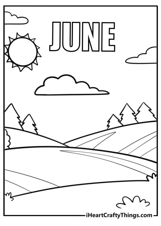 June Coloring Pages: 15 Free Printables For Kids