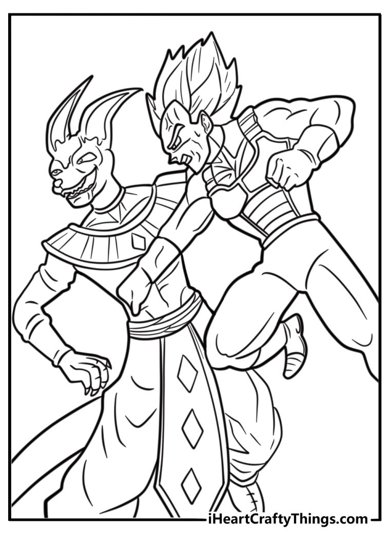25 Free Vegeta Coloring Pages For Kids