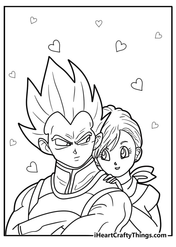 25 Free Vegeta Coloring Pages For Kids