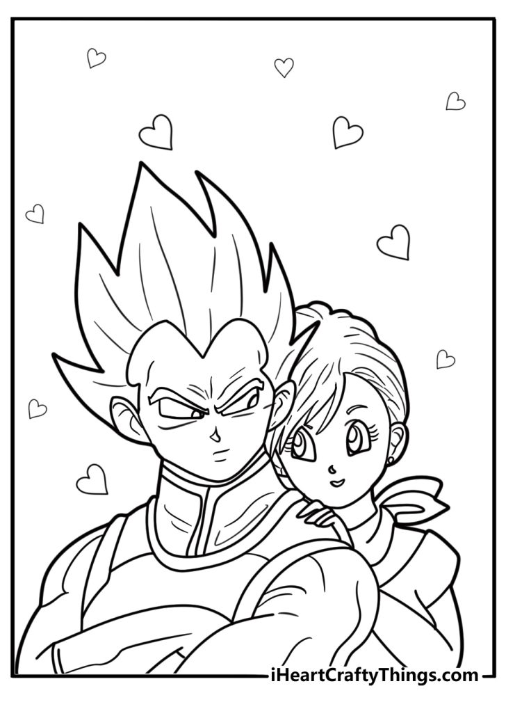 25 Free Vegeta Coloring Pages For Kids