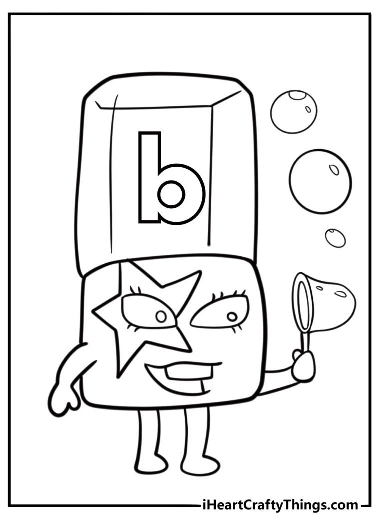 25 Free Alphablocks Coloring Pages For Kids