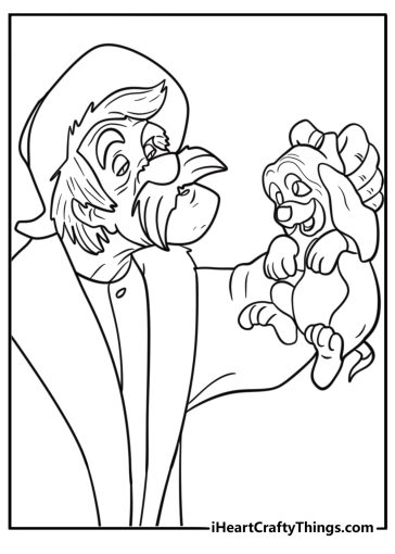 25 Free The Fox And The Hound Coloring Pages For Kids