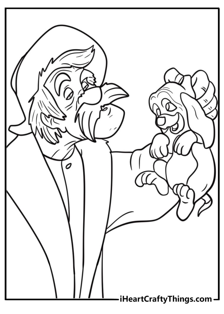 25 Free The Fox And The Hound Coloring Pages For Kids