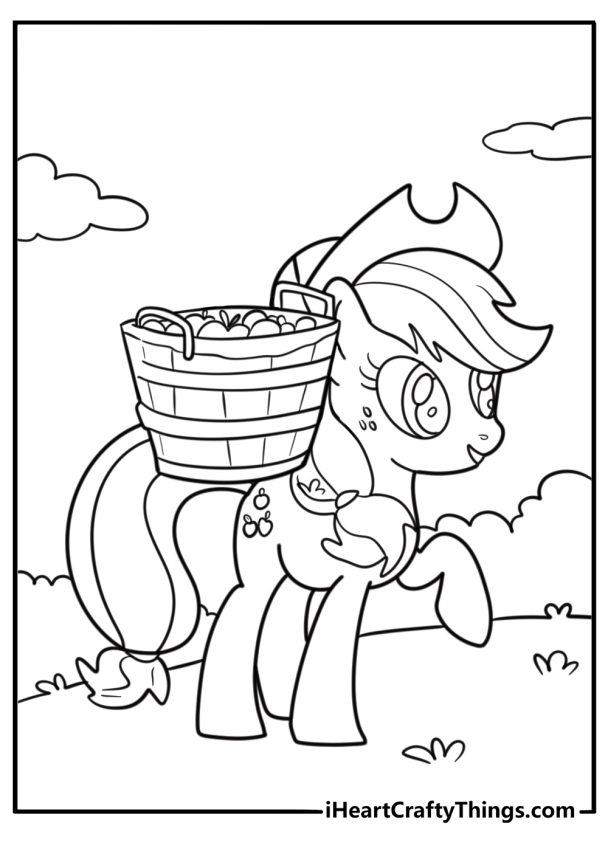 25 Free Applejack Coloring Pages For Kids