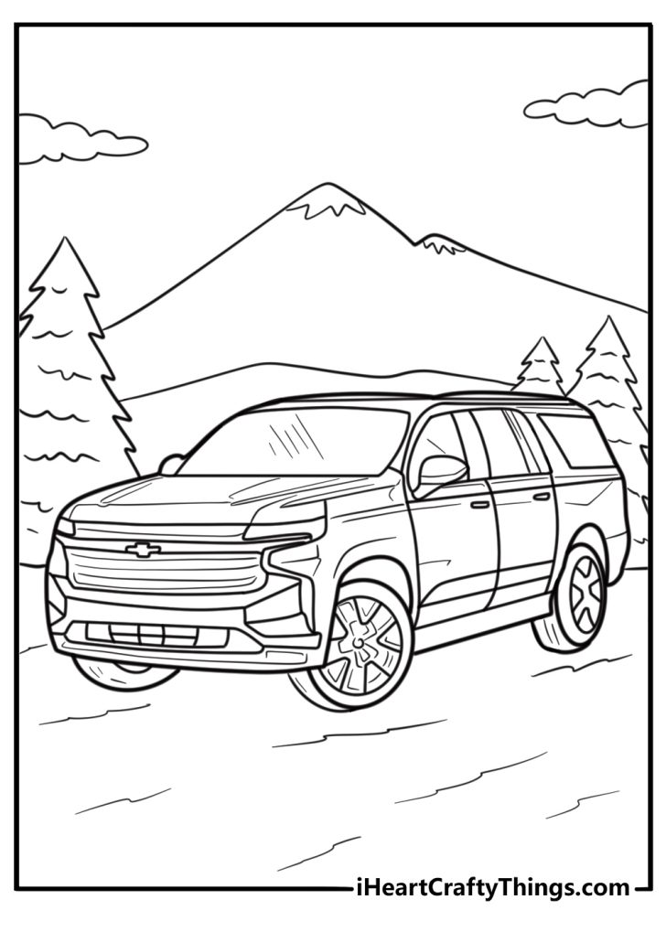 25 Free Chevrolet Coloring Pages For Kids