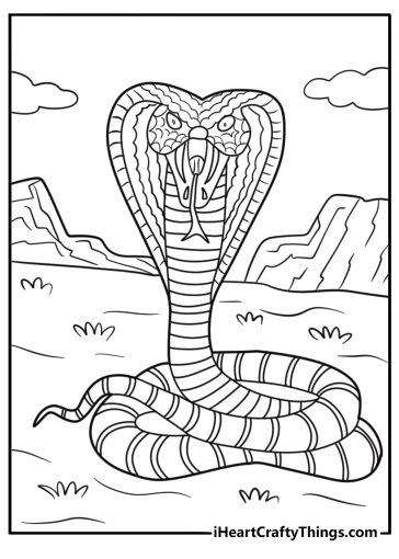 20 Free Cobra Coloring Pages For Kids