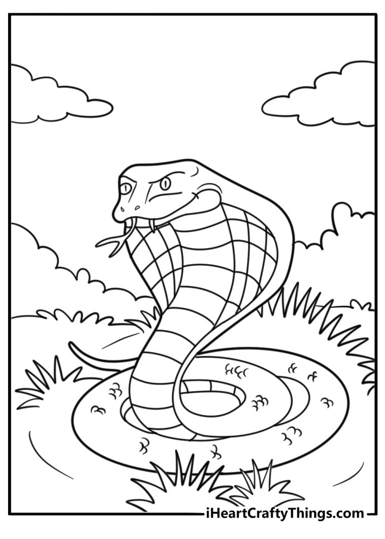 20 Free Cobra Coloring Pages For Kids