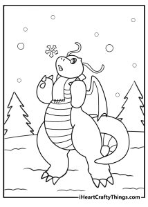 25 Free Dragonite Coloring Pages For Kids