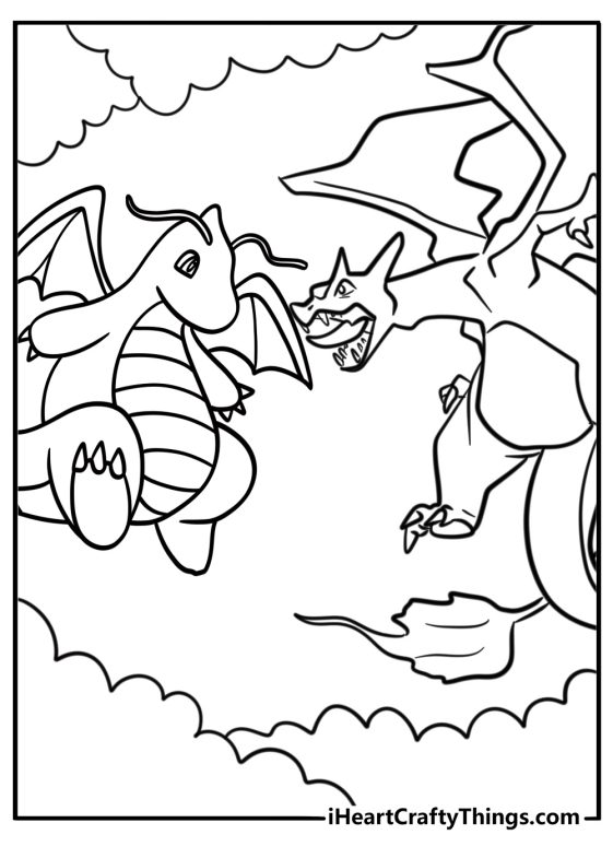 25 Free Dragonite Coloring Pages For Kids
